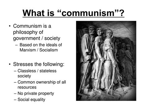 Ppt Karl Marx And The Evolution Of Communism A Revolutionary