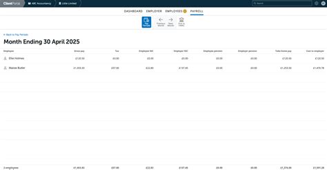 Brightpay Cloud Client Portal Pay Periods Brightpay Uk