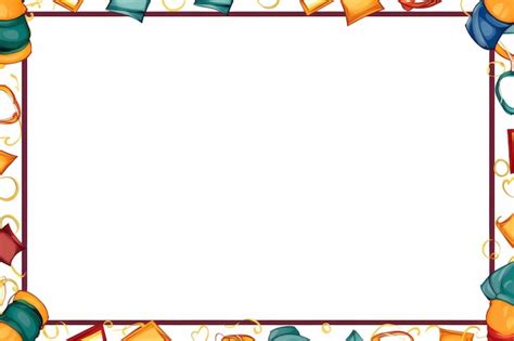 School Theme Borderline Background Premium Ai Generated Image