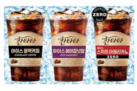 칸타타 아이스 파우치 230ml 30개입 3종 세트 여름철 최강 아이스커피