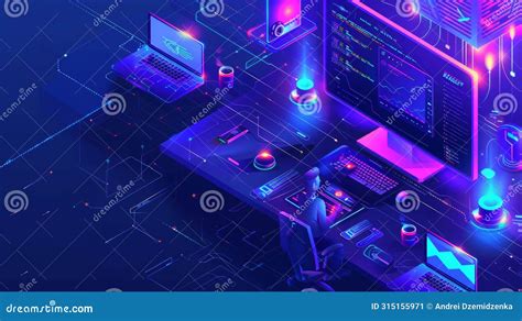 Teams Of Computer Programmers Project Managers Graphic Designers Create Software Code