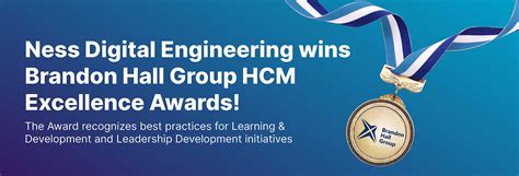Ness Digital Engineering Wins Brandon Hall Group Hcm Excellence Awards Ness Digital Engineering