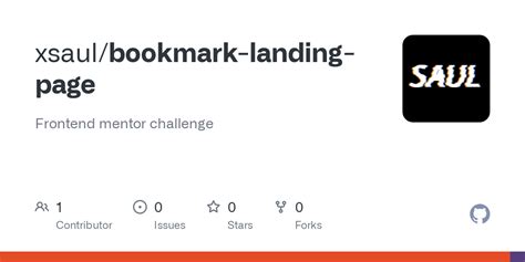 Github Xsaul Bookmark Landing Page Frontend Mentor Challenge