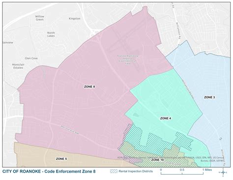 Roanoke Va Zip Code Map