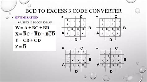 The Bcd To Excess 3 Converter Pptx
