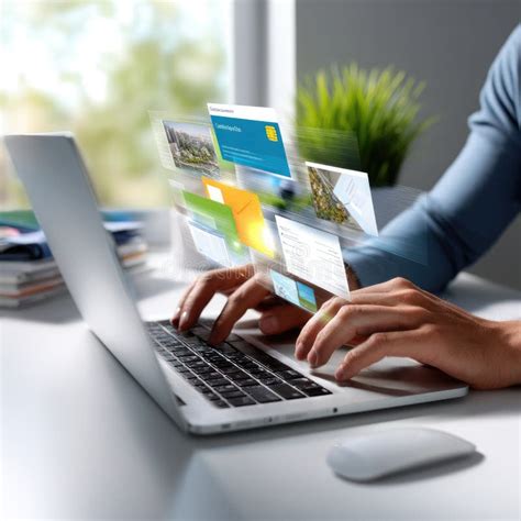 Digital Workspace Virtual Interface Modern Connection Smart Environment Artificial