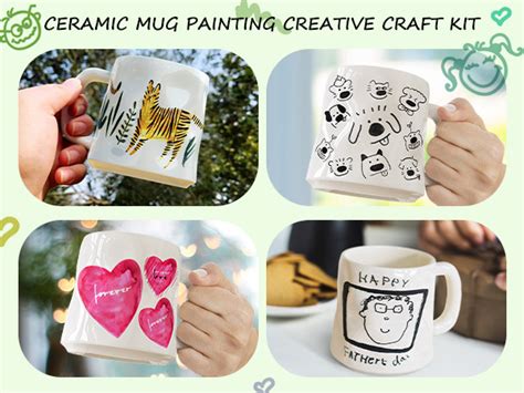 Tazas Webeedy Juego De 3 Juegos De Pintura De Tazas Para Pintar Tu Propia Taza Para Adultos