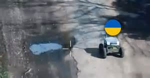 Ukrainsk Ki Robotsoldat Håller Ryssar Stången I Sex Veckor