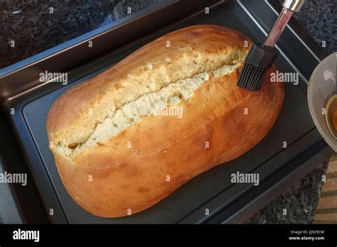 Swabian Cuisine Preparation Ulmer Zuckerbrot Sweet Yeast Yeast Dough
