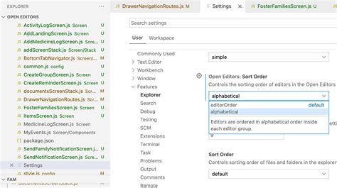 Tabs Visual Studio Code Can Open Editors Panel Be Sorted Stack Overflow