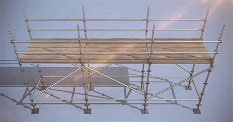 3d Depiction Of A Gray Metallic Structure Achieved Through Composite