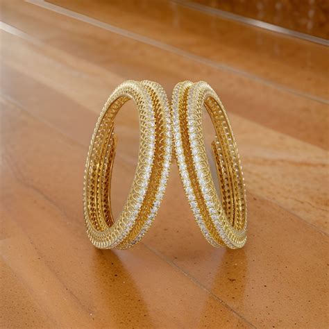 Stunning Diamond Bangles For All Styles And Unique Designs Vijaykangan