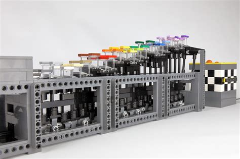 Lego Moc Rainbow Stepper Gbc By Berthil Rebrickable Build With Lego