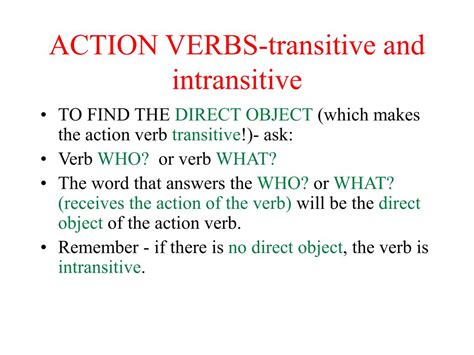 PPT ACTION VERBS PowerPoint Presentation Free Download ID