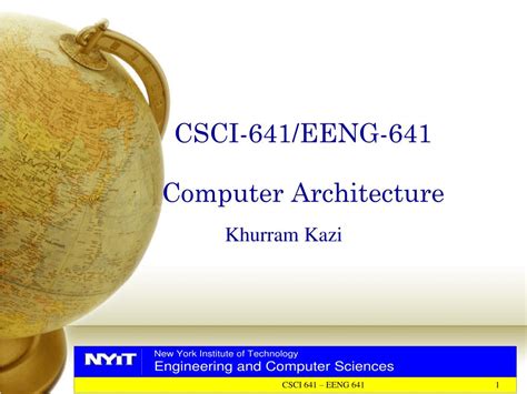 Ppt Csci 641eeng 641 Computer Architecture Powerpoint Presentation Free Download Id5802358