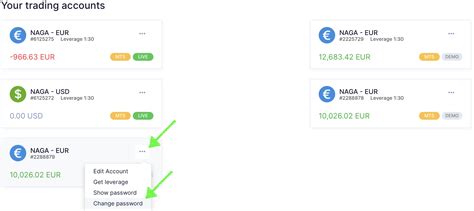 Dove Trovo E Come Cambio La Password Del Mio Conto Mt4 Mt5 Naga Markets It