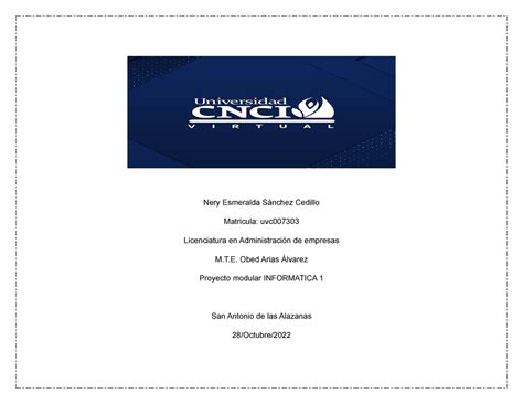 P Modular Delitos Informaticos Nery Esmeralda Sánchez Cedillo Matricula Uvc Licenciatura En