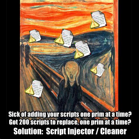 Second Life Marketplace Script Injector And Script Cleaner Second Life Marketplace Script Injector And Script Cleaner