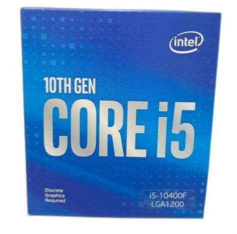 Intel Core I5 10th Gen Processor, Model Name/Number: BX8070110400F at ...