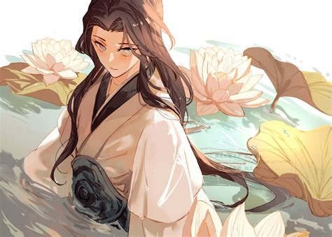 Luo Binghe Renzha Fanpai Zijiu Xitong Drawn By Sakuramochi Danbooru