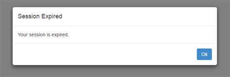Session Expiration Time Out Popup Using Jquery