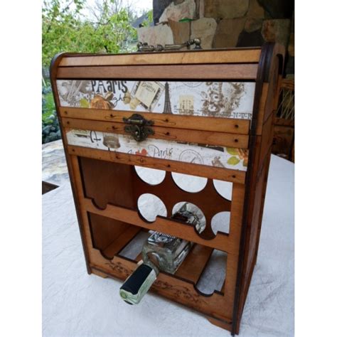 Міні бар Комод на 6 пляшок купити в 🎄 Хатинка юа