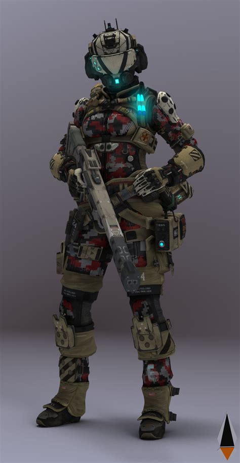 Female Pilot 3 Titanfall 2 By Iamfile On Deviantart