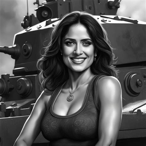 Salma Hayek Ai Generated Artwork Nightcafe Creator