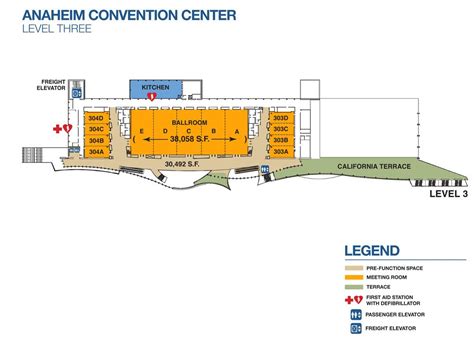 Anaheim Convention Center Floor Plan Floor Roma
