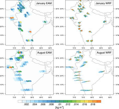 Vertically Integrated Bc At Eam Initialization Left Derived From Wrf Download Scientific
