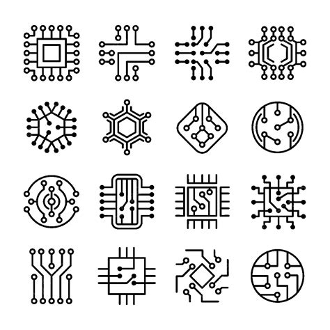 Cpu Outline PNG Vector PSD And Clipart With Transparent Background For Free Download Pngtree