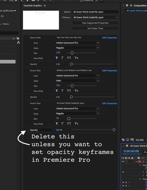 Text Will Not Fade In After Exporting Mogrt From A Adobe Support