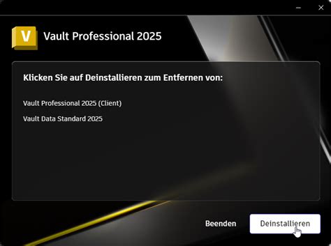 Uninstalling And Reinstalling The Vault Client