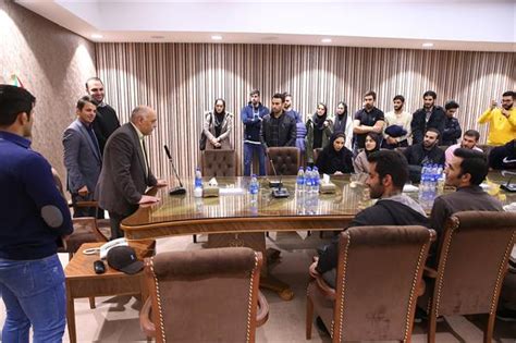 بازدید دانشجویان دانشگاه علامه طباطبایی از موزه ورزش، المپیک، پارالمپیک