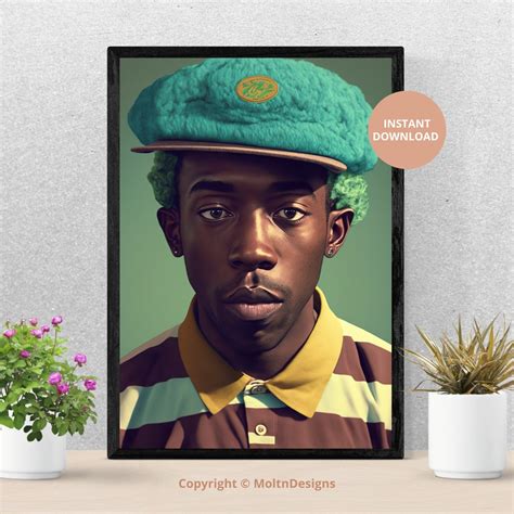 Tyler The Creator Poster Tyler Portrait Tyler Print Tyler Creator