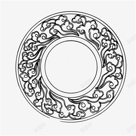 祥云圆环装饰案矢量图 纹路 线条 装饰 质感 元素 免抠png 设计图片 免费下载 页面网页 平面电商 创意素材 花瓣网