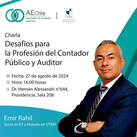 Nuestro Ciclo De Charlas 𝗗𝗲𝘀𝗮𝗳𝗶́𝗼𝘀 𝐩𝐚𝐫𝐚 𝐥𝐚 𝐩𝐫𝐨𝐟𝐞𝐬𝐢𝐨́𝐧 𝐝𝐞𝐥 𝐂𝐨𝐧𝐭𝐚𝐝𝐨𝐫