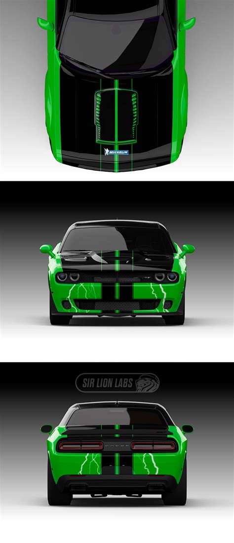 Dragon Hellcat Wrap Design Sir Lion Labs