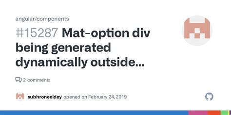 Mat Option Div Being Generated Dynamically Outside App Root And Dropdown Appears At The Bottom