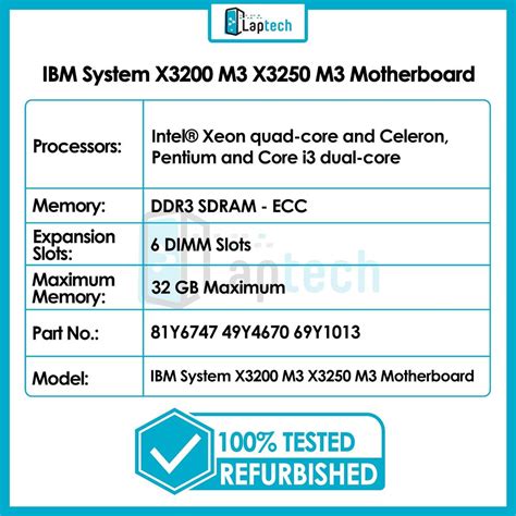 Ibm System X3200 M3 X3250 M3 Server Motherboard 81y6747 49y4670 69y1013 At ₹ 20499 Piece