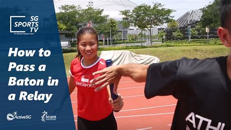 athletics101 passing baton for beginners in a track and field relay [athletics for beginners