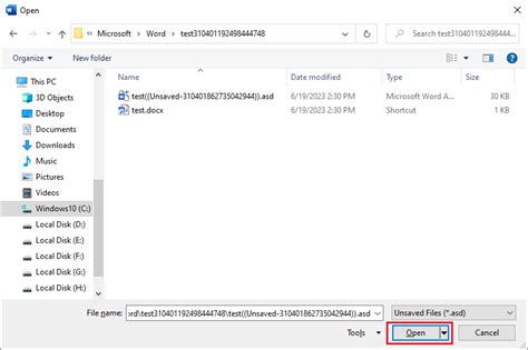 Solutions For Recovering An Unsaved Word Document