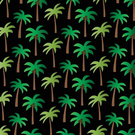 Tropical Palm Trees Pattern Stock Vector Image By ©scrapster 157676126