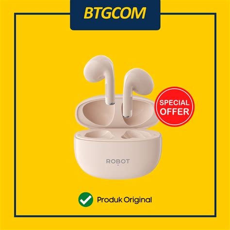 Tws Robot Flybuds T S Light Pink Btgcom