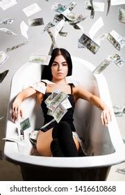 Sexy Female Dollar Bills Woman Money Stock Photo Shutterstock