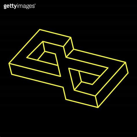 Impossible Shapes Optical Illusion Linear Infinite Object Abstract Eternal Geometric Figure