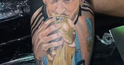 Argentina Campeón Del Mundo Un Cordobés Se Hizo El Primer Tatuaje De