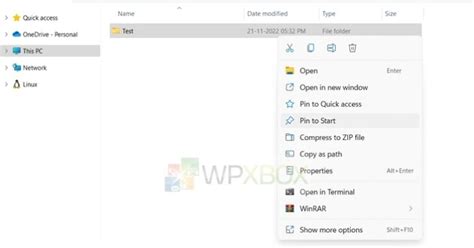 How To Pin File Or Folder To Start Menu In Windows 11 10