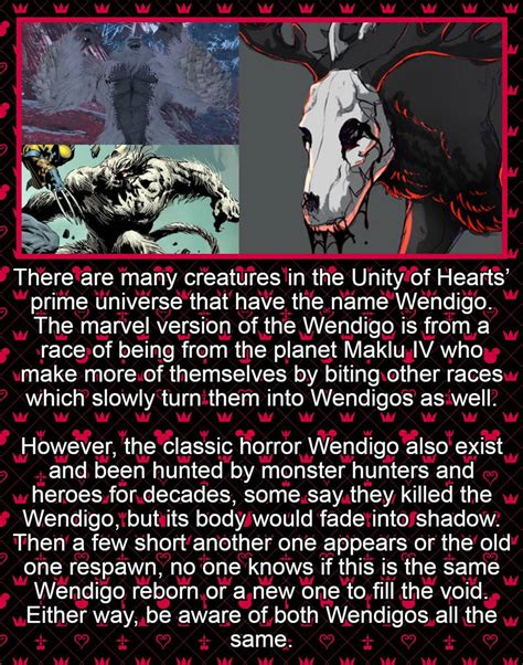 Uh Wendigo Variants In My Verse By Sonicdudes2000 On Deviantart