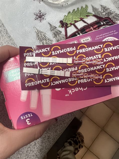 14 Dpt 12dpiui Pregmate Test Got So Excited For My Positive On Sunday I Didnt Know Ovidrel Had